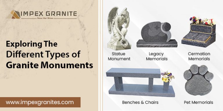 Different Granite Memorials to choose from